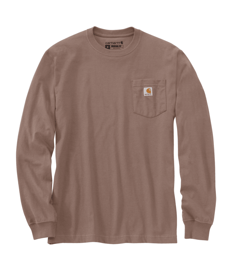 Loose Fit Heavyweight Long-Sleeve Pocket T-Shirt | Carhartt K126 – The Workwear Store