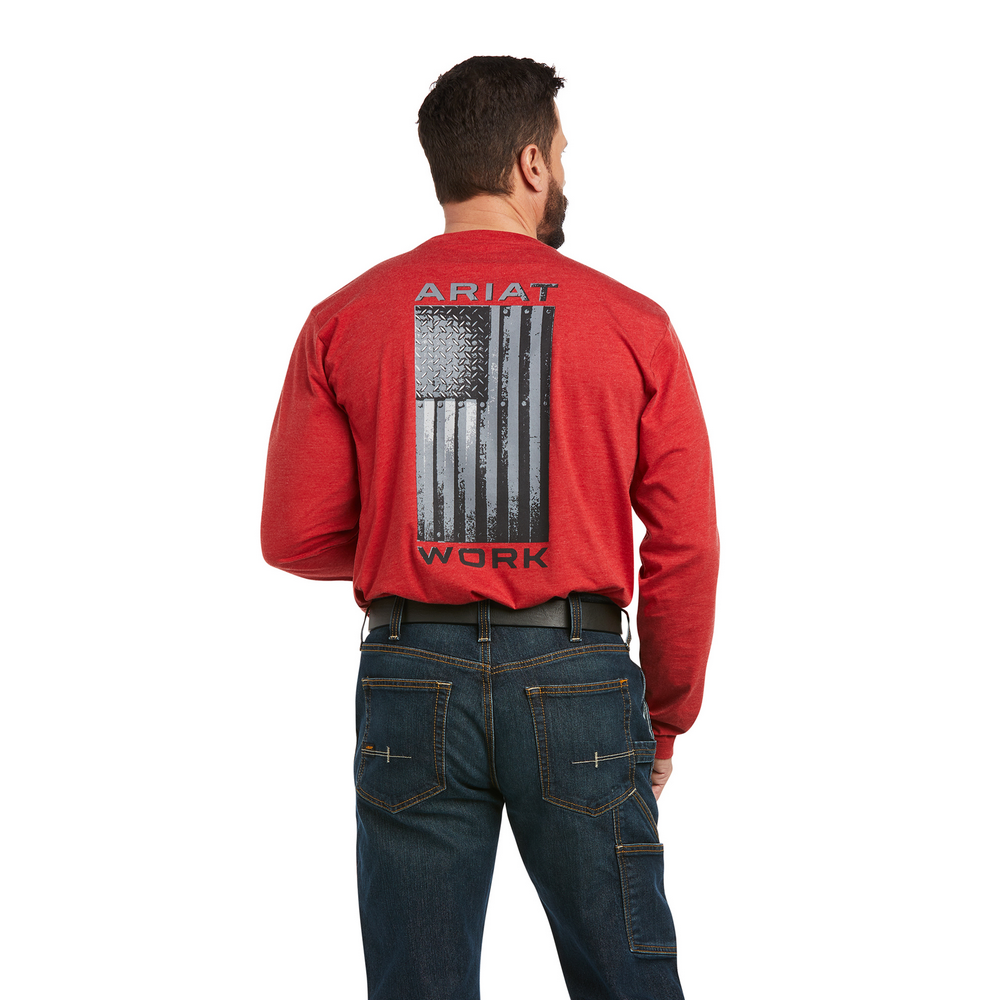 Men's Rebar Workman Alloy Flag Graphic Tee | Ariat 10037705 – The ...