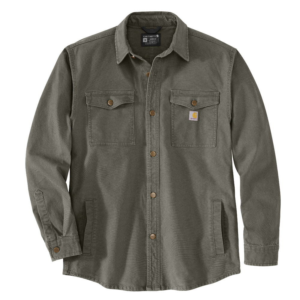 Montana Rugged Flex Loose Fit Heavyweight Duck Shirt Jac | Carhartt ...