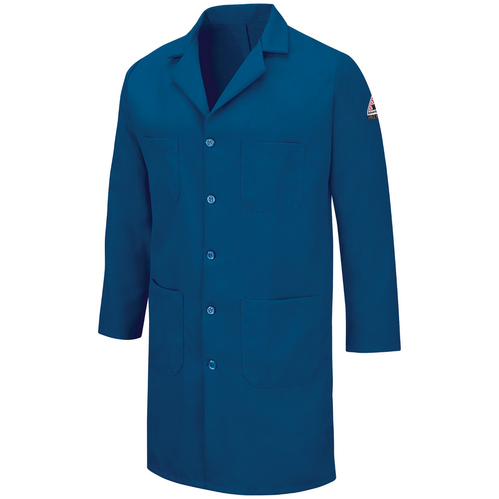 Men's FR Nomex Lightweight Lab Coat | Bulwark KNL2 – The Workwear Store